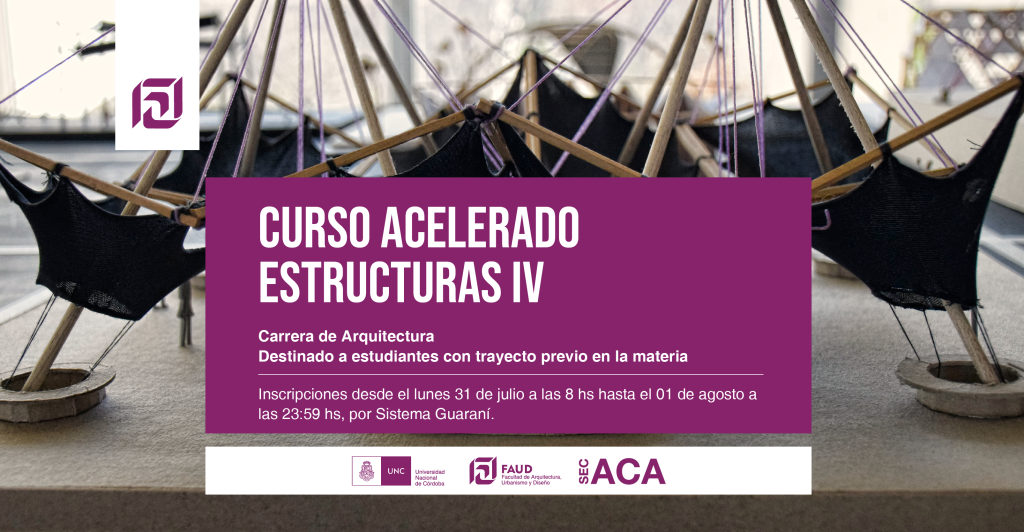 Facultad de Arquitectura, Urbanismo y Diseño | Curso Acelerado ...